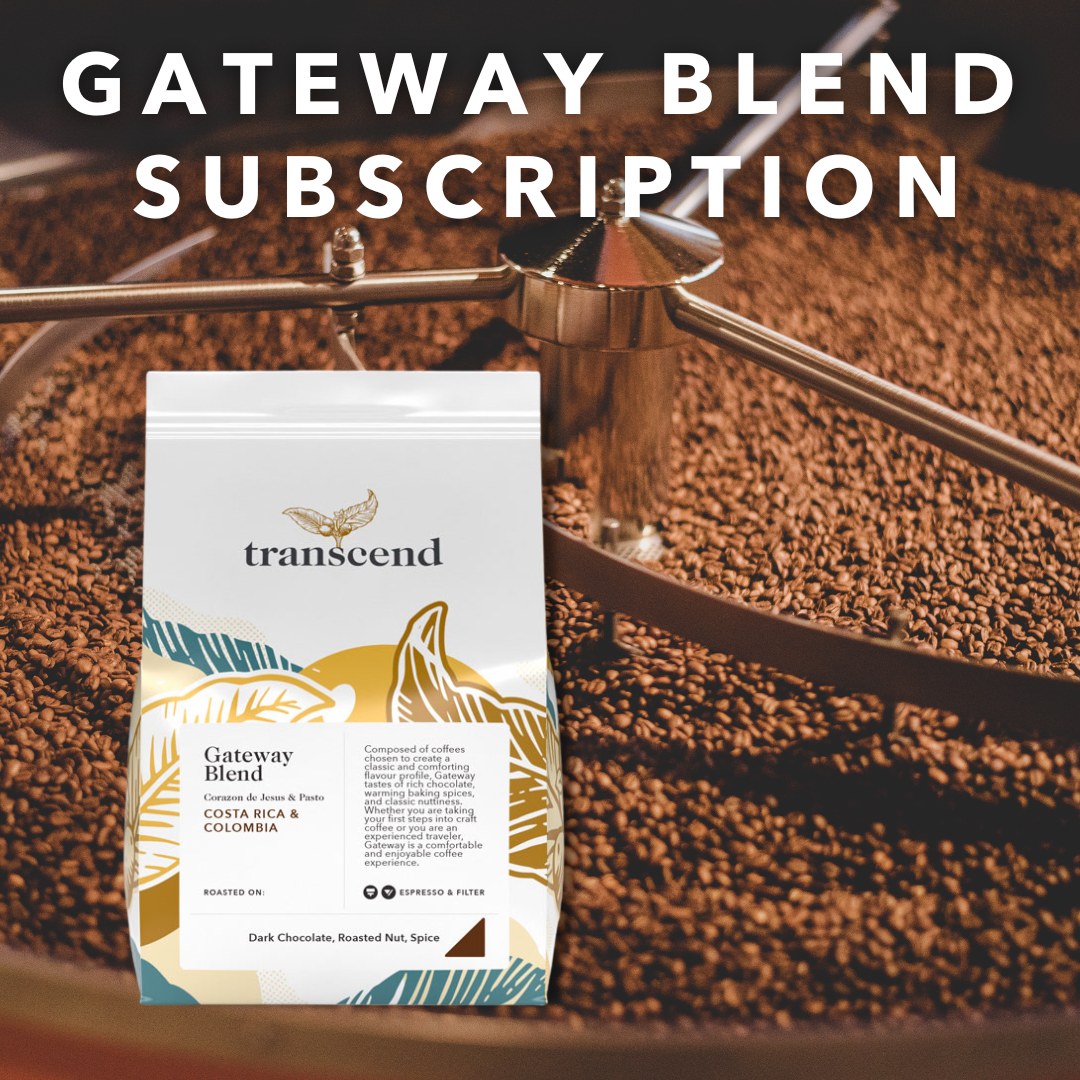 Transcend Coffee Subscription - Gateway Blend – Transcend Coffee & Roastery