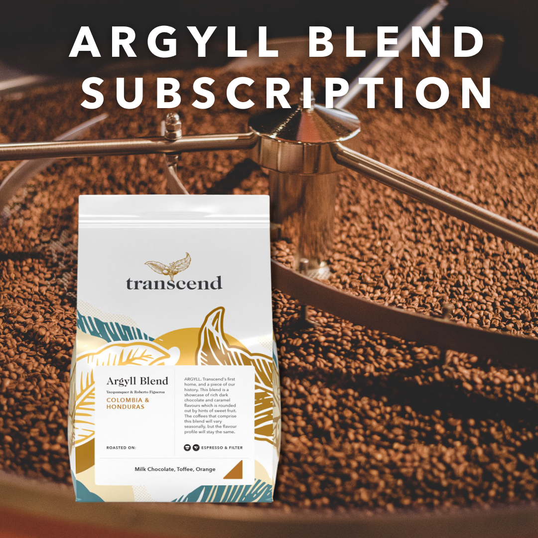 Transcend Coffee Subscription - Argyll Blend – Transcend Coffee & Roastery