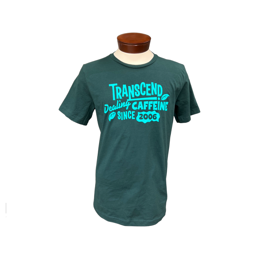 Transcend Dealing Caffeine T-Shirt – Transcend Coffee & Roastery